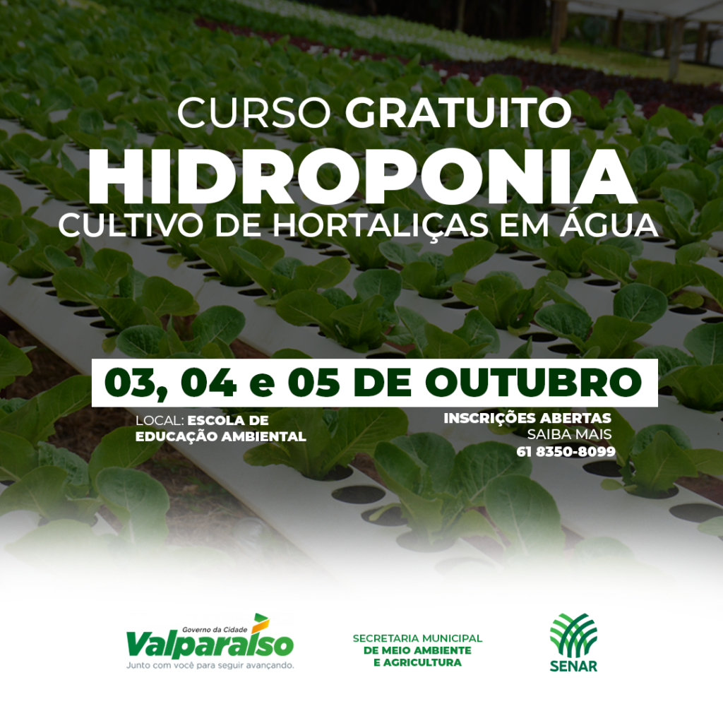 SECRETARIA DE MEIO AMBIENTE E AGRICULTURA REALIZA CURSO DE CULTIVO DE ...